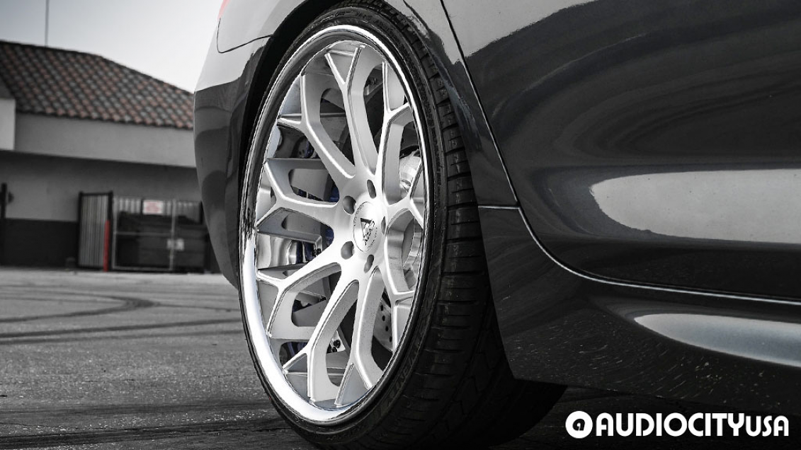 2015 BMW M6 on 22" Azad Wheels AZ99 Silver with Chrome Lip | Gallery ...